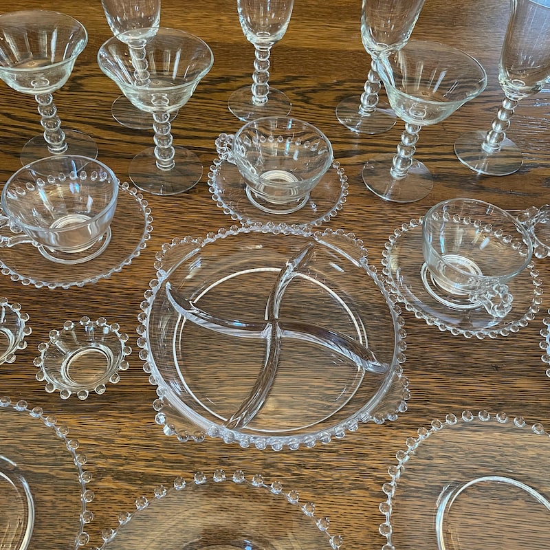 Candlewick Glassware - Etsy