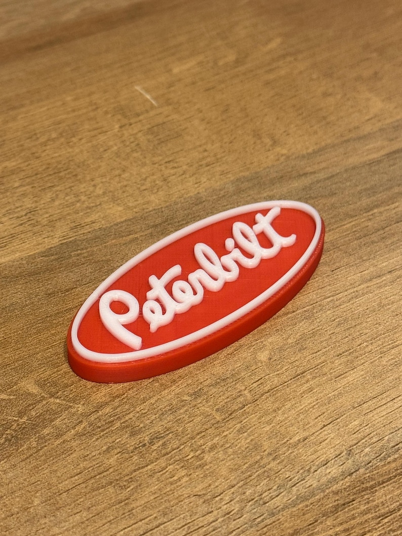 Peterbilt Logo Magnet — Custom Truck Enthusiast Decor — 3d-printed Tool ...