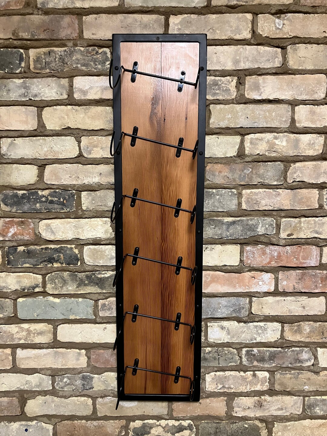 Rustic Wall Wine Rack - Etsy