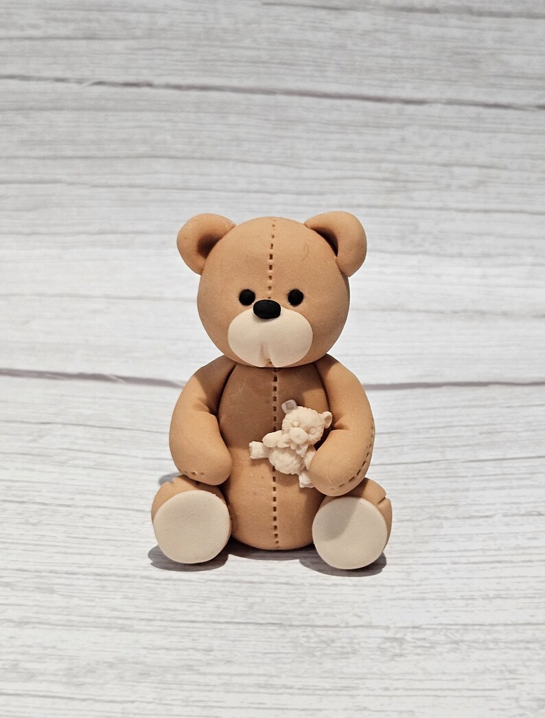 Fondant Teddy Bear - Etsy UK