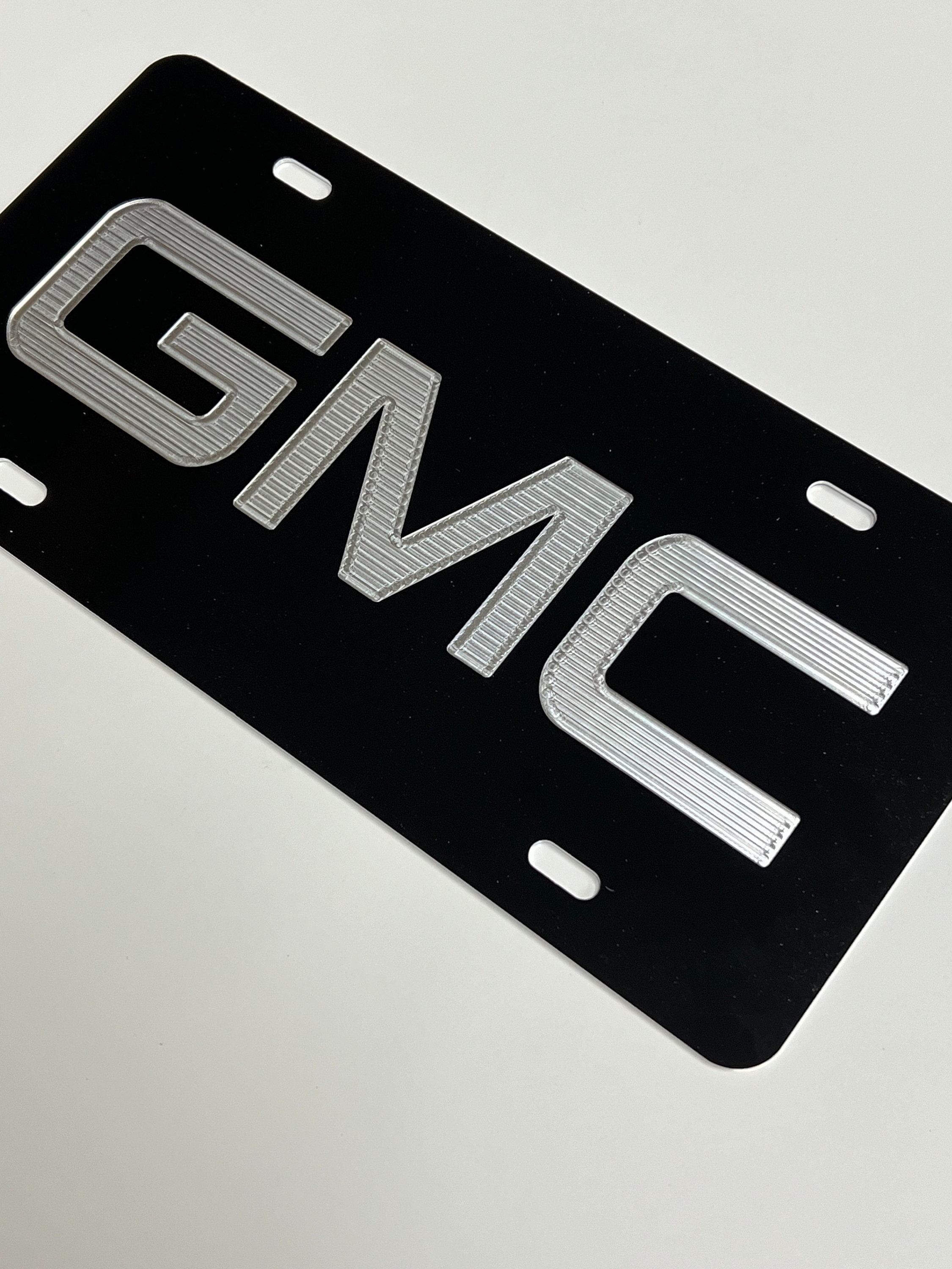 GMC Engraved Car Tag Thick Aluminum Metal Machined License Plate - Etsy