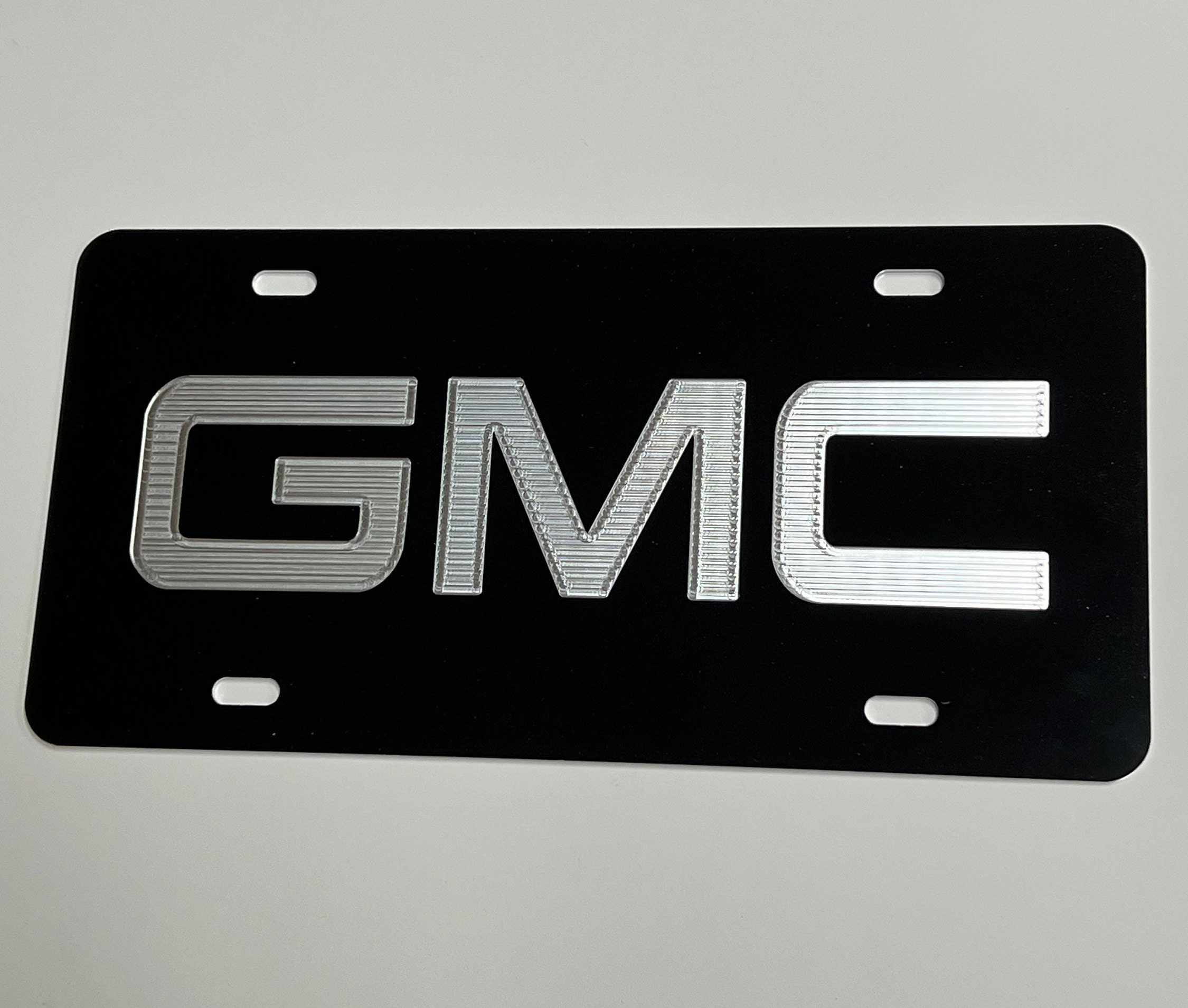 GMC Engraved Car Tag Thick Aluminum Metal Machined License Plate - Etsy