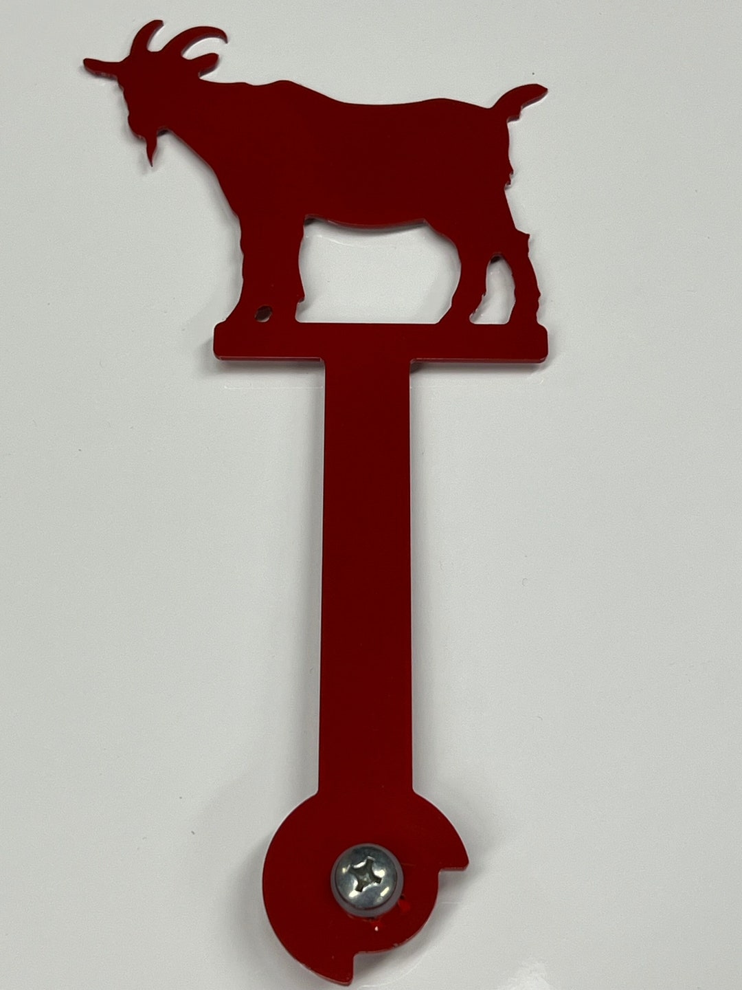 Goat Metal Mailbox Flag Aluminum Art Hardware and Instructions Included ...