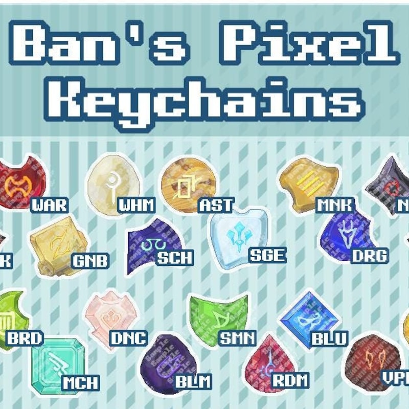 Pixel Art of Ffxiv - Etsy