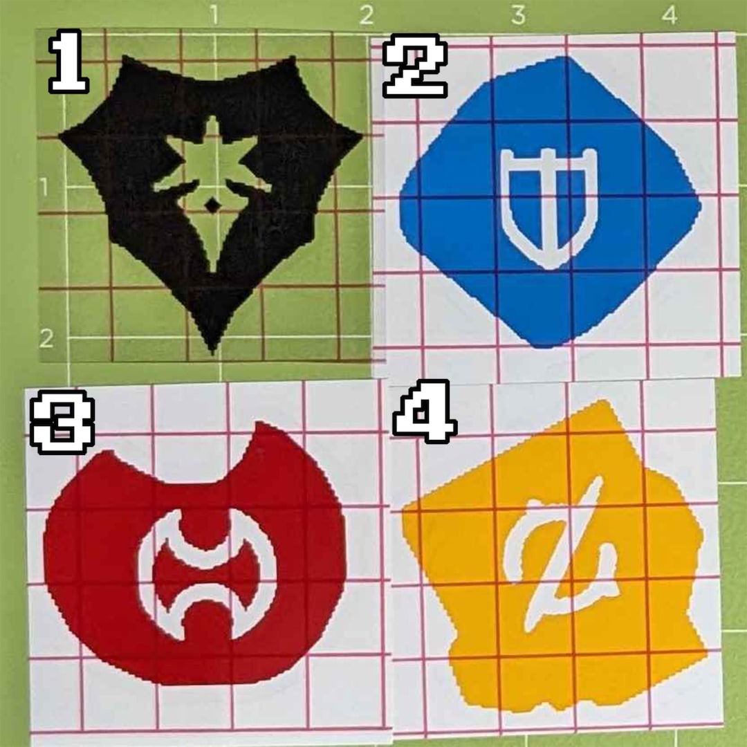 FFXIV Inspired Job Stone Pixel Vinyl Decal - Etsy