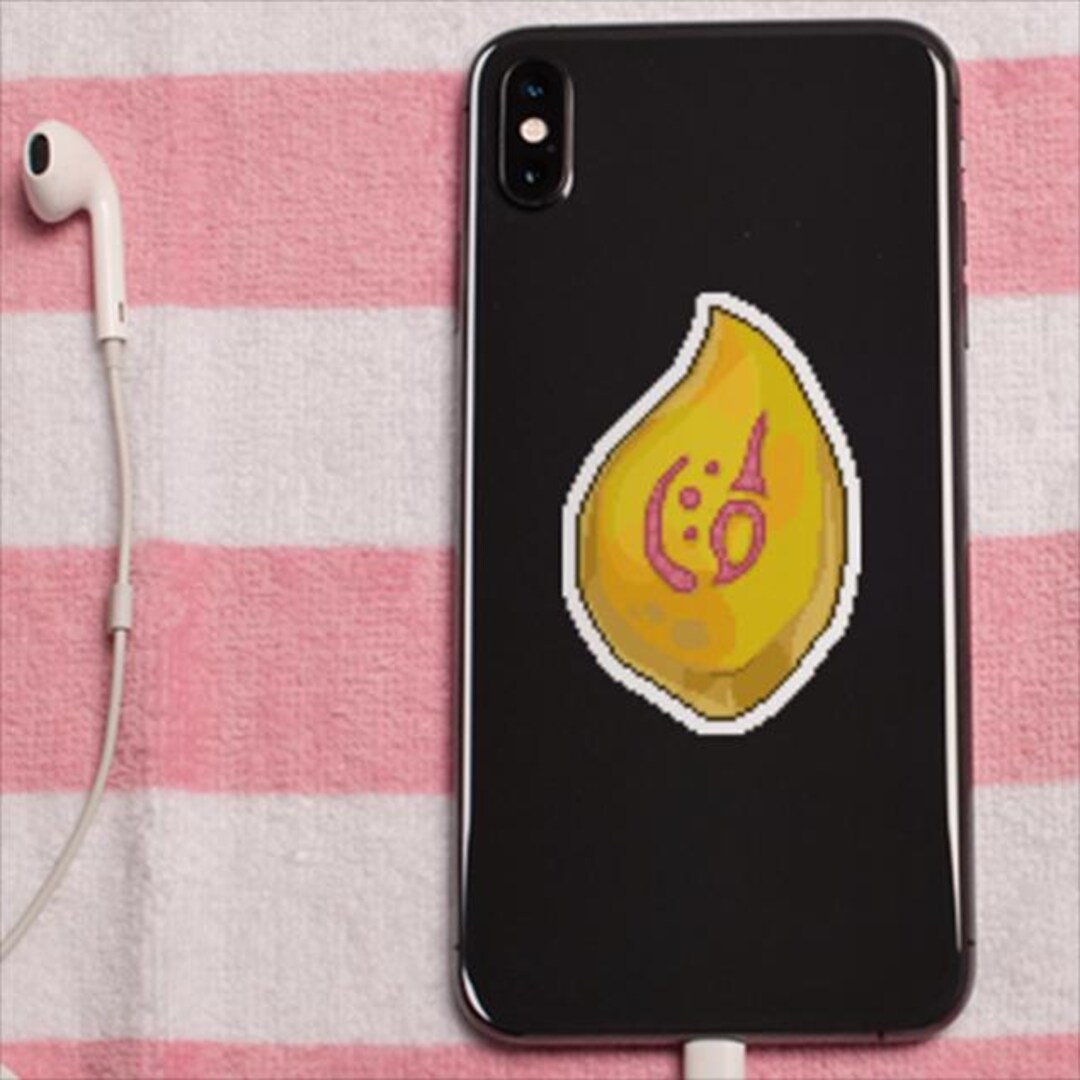 Pictomancer Ffxiv-inspired Job Stone Water Resistant Pixel Art Sticker ...