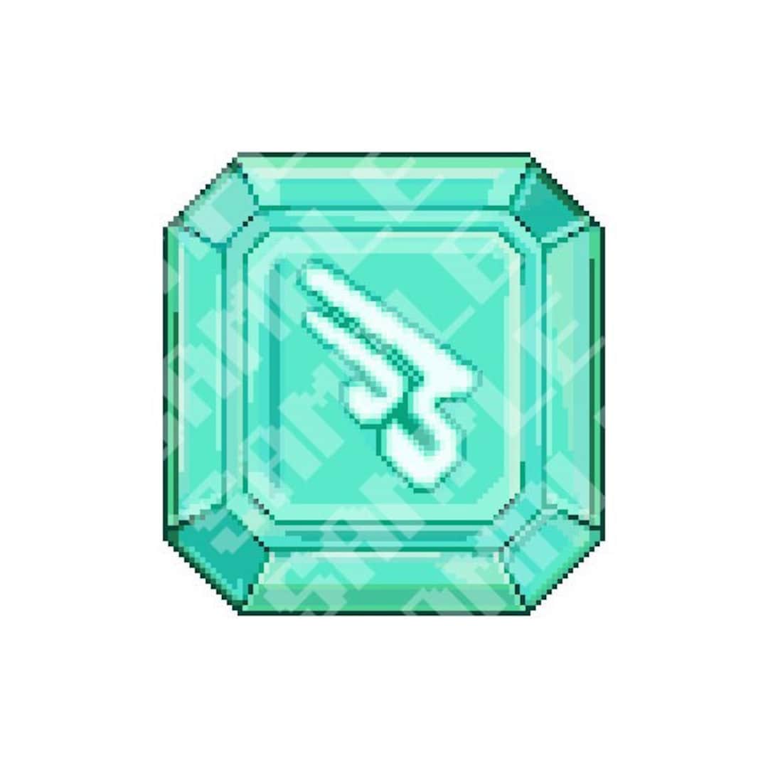 FFXIV Inspired Pixel Job Stone Sticker Machinist - Etsy