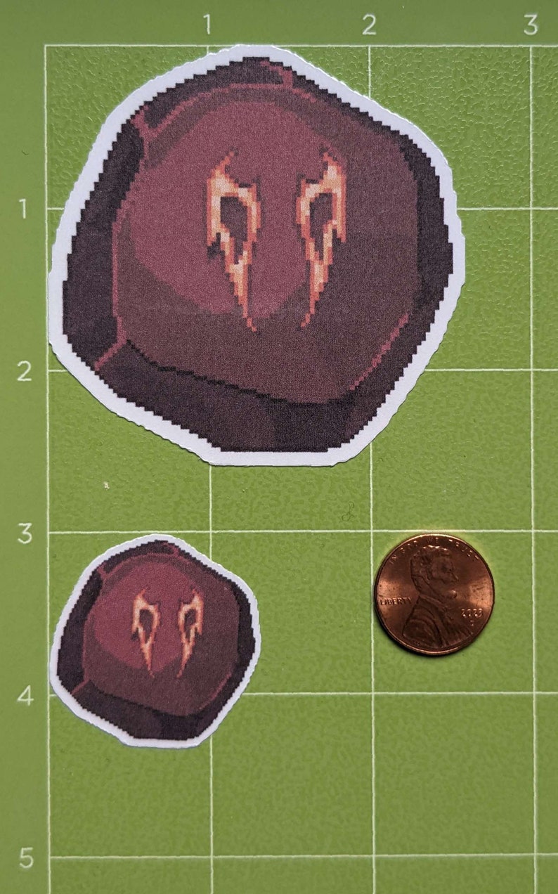 FFXIV Inspired Pixel Job Stone Sticker Viper - Etsy