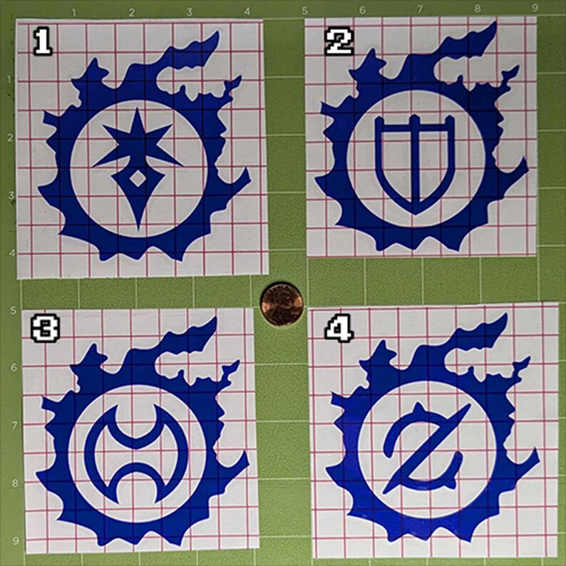 FFXIV Meteor Job Class Vinyl Decal Waterproof Indoor Outdoor Sticker - Etsy