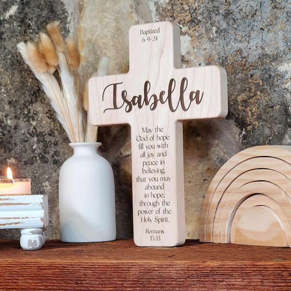 Baptism Cross - Etsy