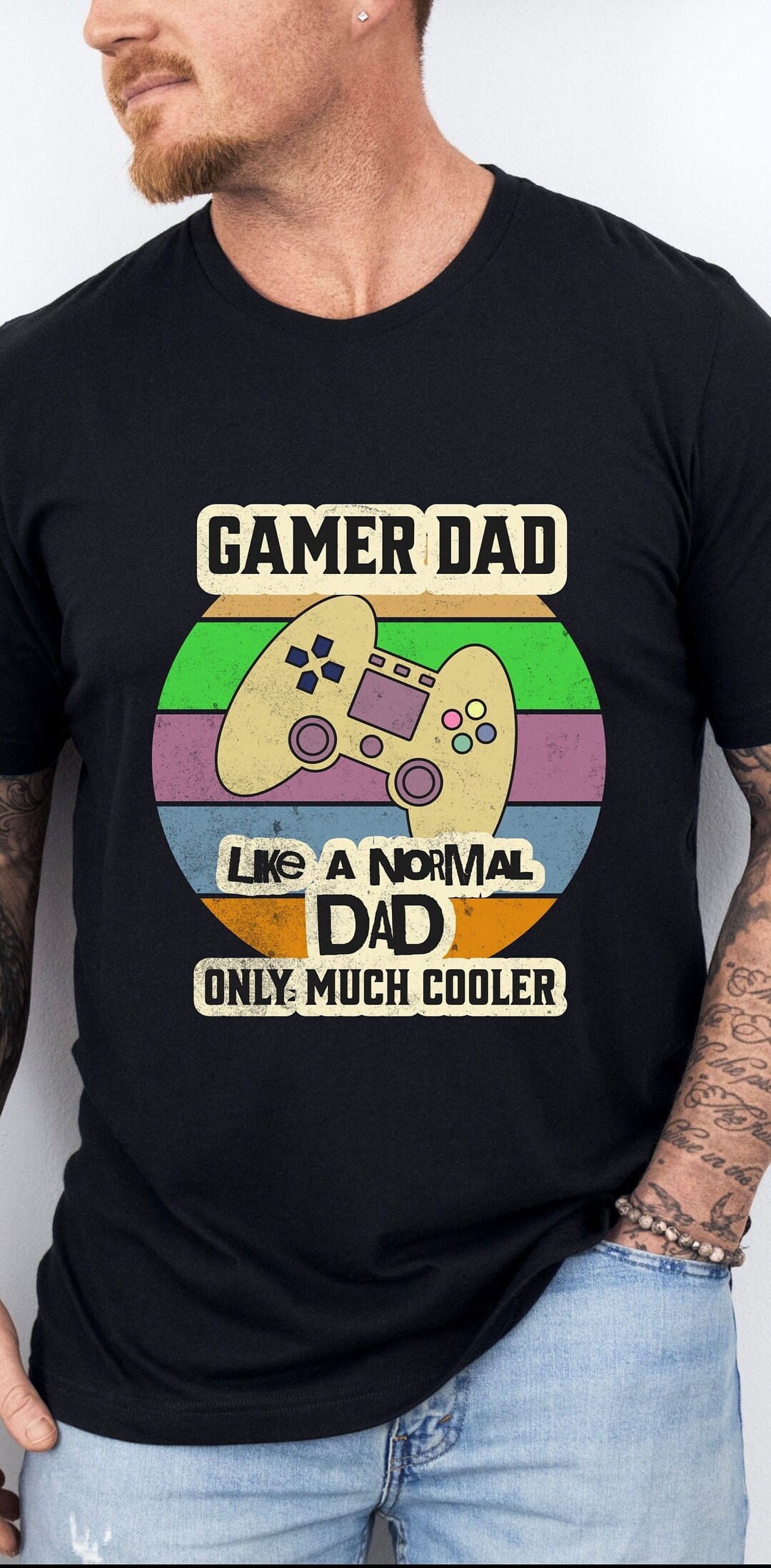 Gamer Dad, Perfect Gift for Father's Day, Gaming Dad, Video Game Father ...