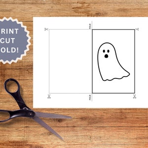 Printable Halloween Ghost Bundle Cards - Etsy