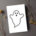 Printable Halloween Ghost Bundle Cards - Etsy