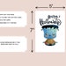 Halloween Frankenstein Digital Printable Card - Etsy