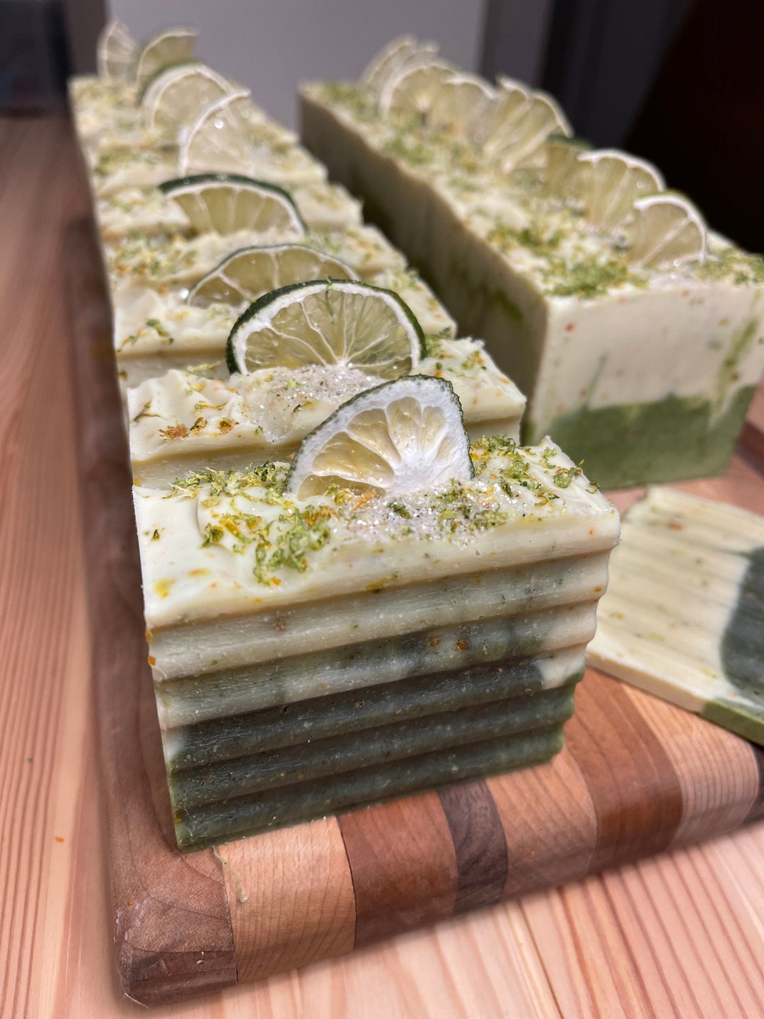 MOJITO LIME Jabón en barra vegano exfoliante cítrico con proceso en ...