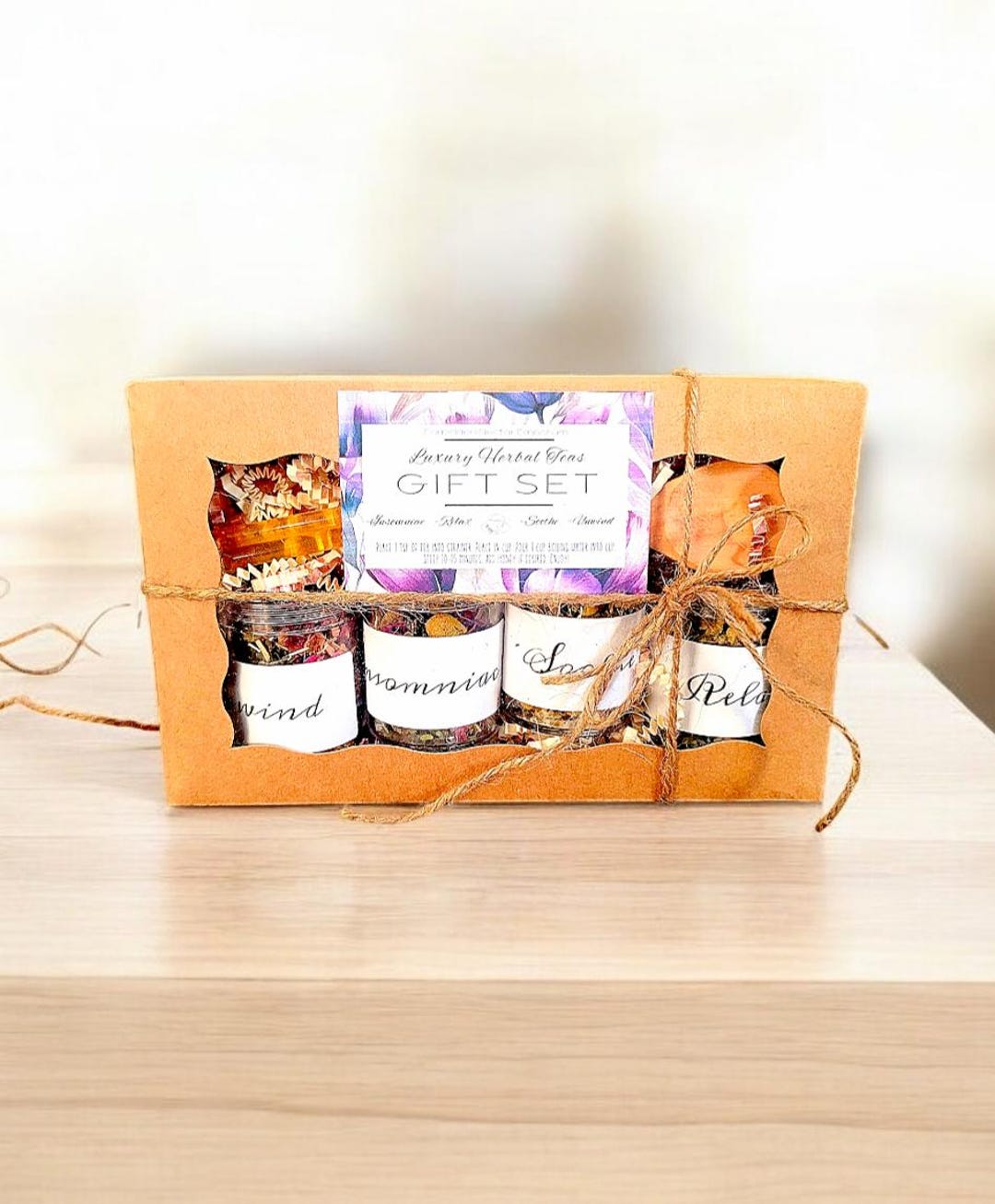 Luxury Herbal Teas Gift Set - Harmonious - Tisane Tea Natural Beverage ...