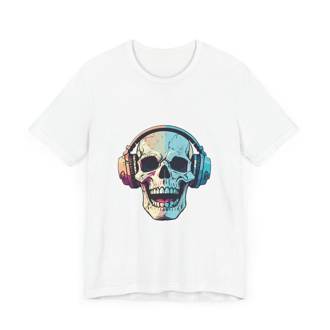 Skeleton Jamming Unisex Jersey Short Sleeve Tee - Bella Canvas Soft ...