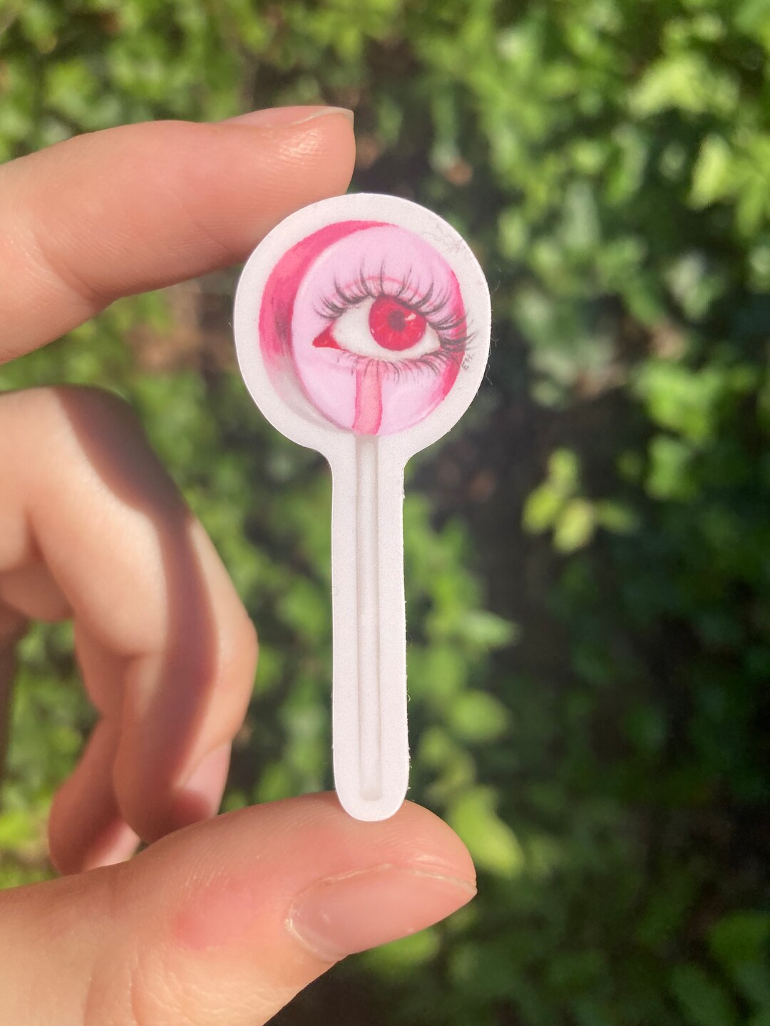 Lollipop Eyeball Sticker - Etsy