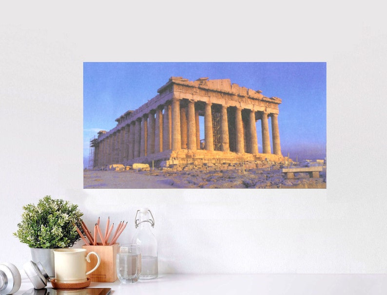 The Parthenon of Athena in Athens by Troy Caperton Created in 2013 - Etsy