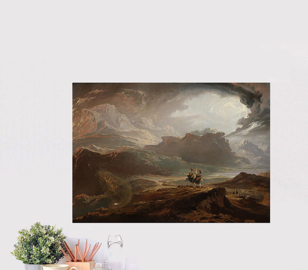 Macbeth at Dunsinane by John Martin Created in About 1818, a Beautiful ...