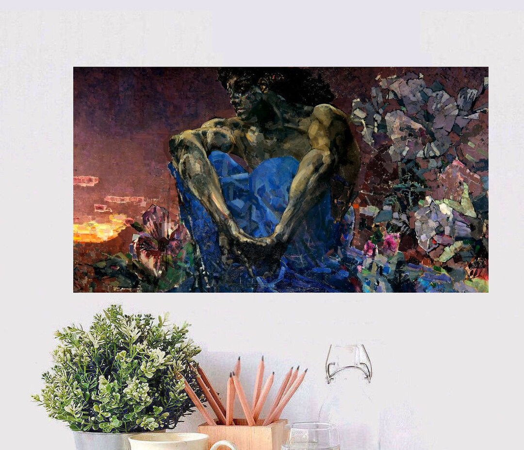 Demon by Mikhail Vrubel Created in 1890 is a Symbolist Russian ...
