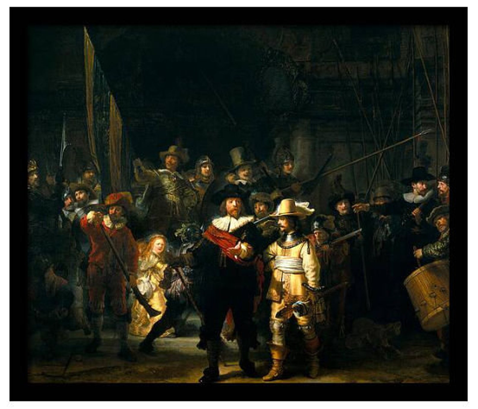 Nightwatch by Rembrandt Van Rijn Created in 1642 - Etsy