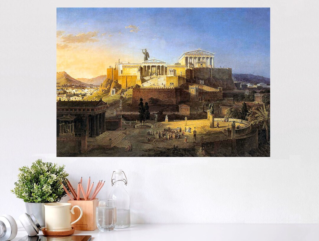 The Acropolis of Athens in the Age of Pericles by Leo Von Klenze ...
