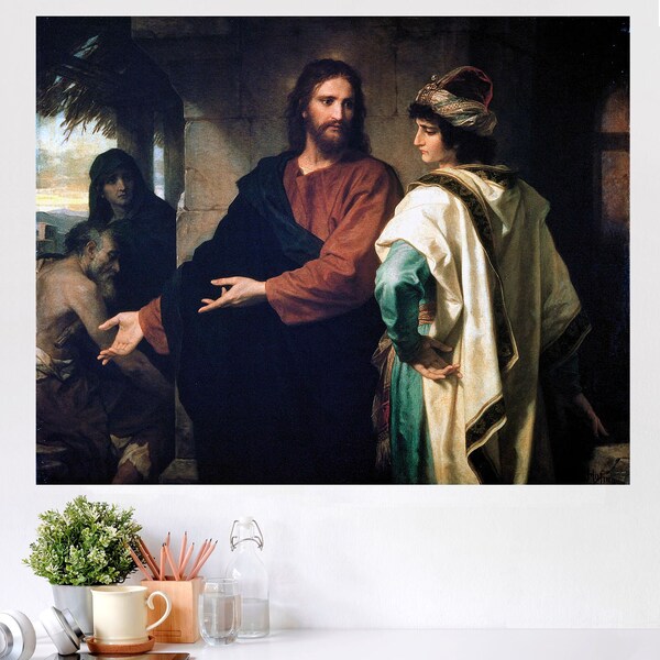 Jesus and the Rich Ruler - Etsy