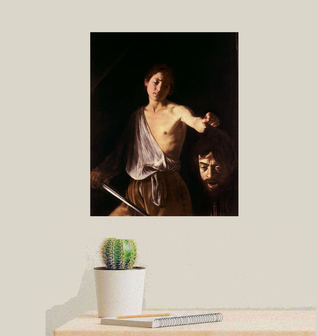 David With the Head of Goliath by Michelangelo Caravaggio Created in ...