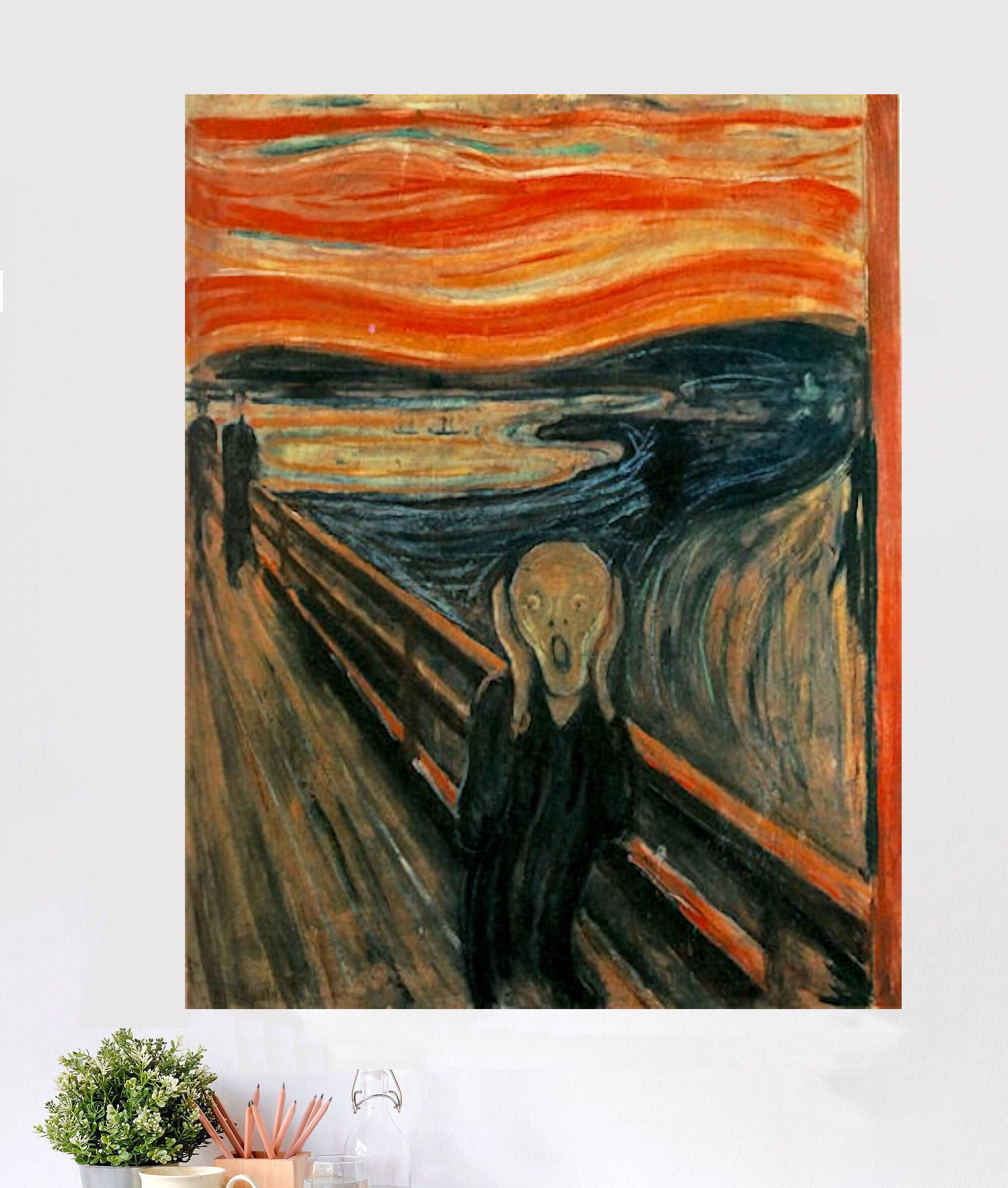 The Scream by Edvard Munch Created in 1893, a Expressionist Norwegian ...