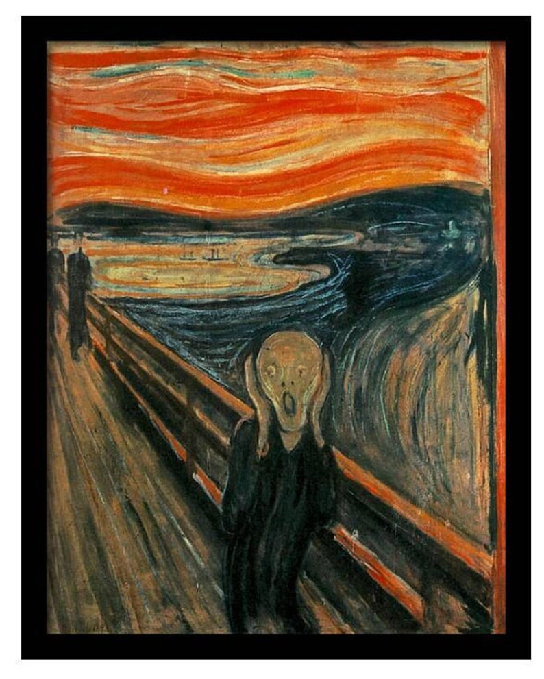 The Scream by Edvard Munch Created in 1893, a Expressionist Norwegian ...