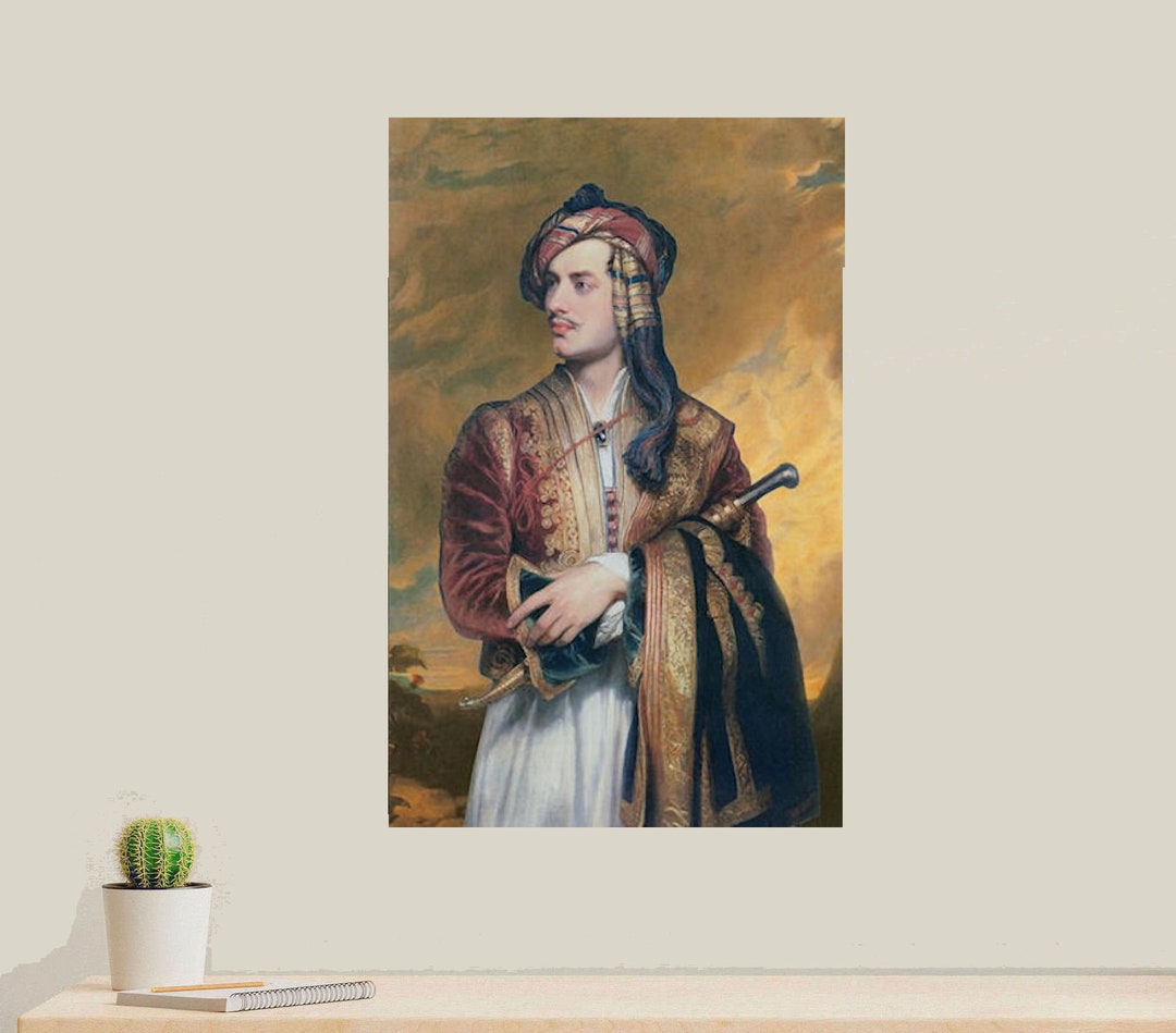 Lord Byron in Albanian Dress by Thomas Phillips Created in About 1835 ...
