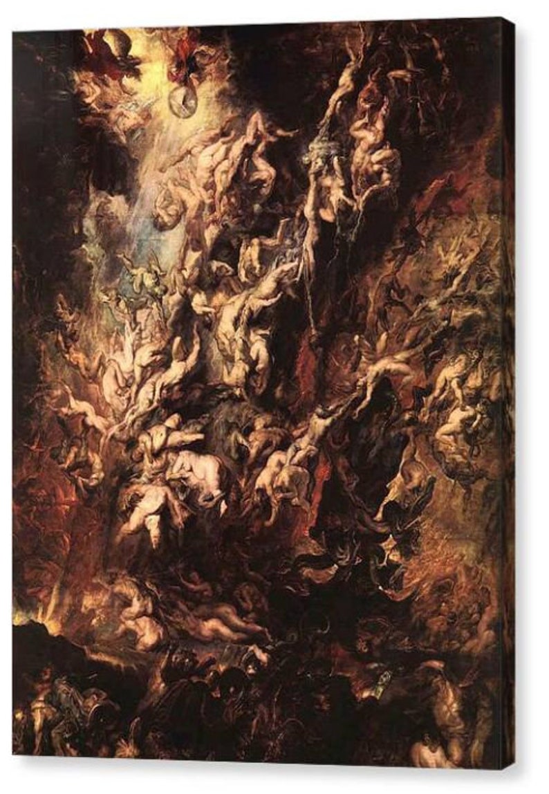 Fall of the Damned by Peter Paul Rubens of 1620, a Flemish Baroque ...