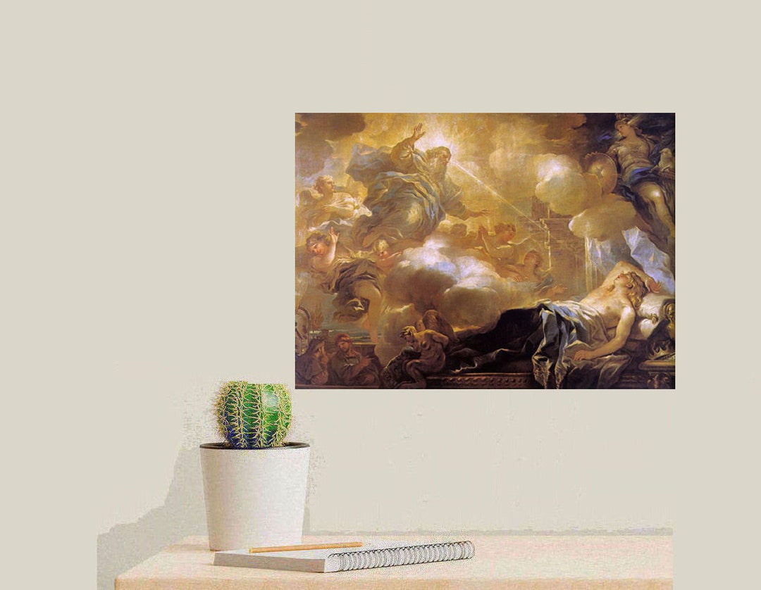 The Dream of Solomon by Luca Giordano Created in About 1693, a Baroque ...