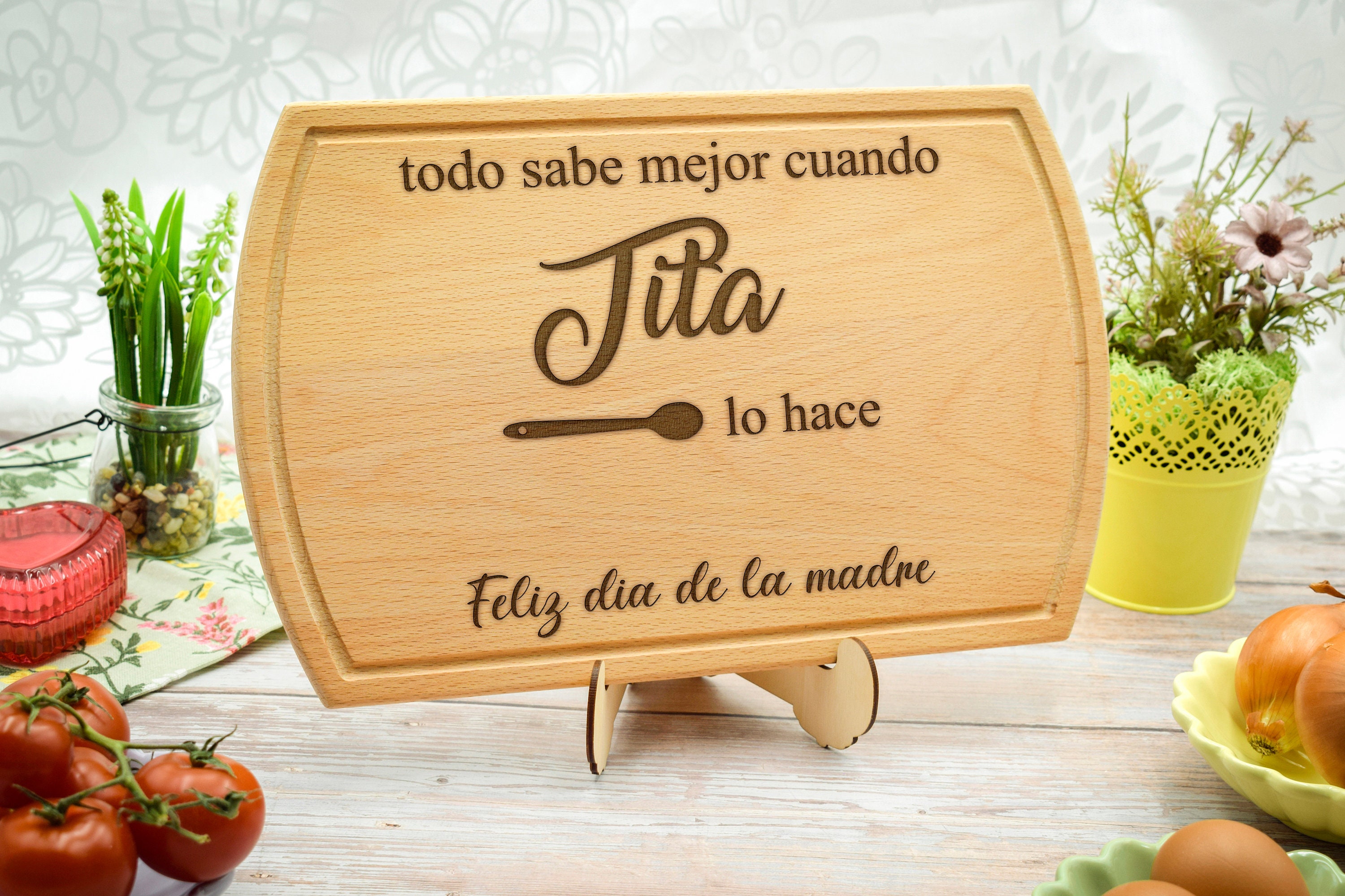 Spanish Cutting Board, Abuela Gift, Abuela Cutting Board, Spanish ...