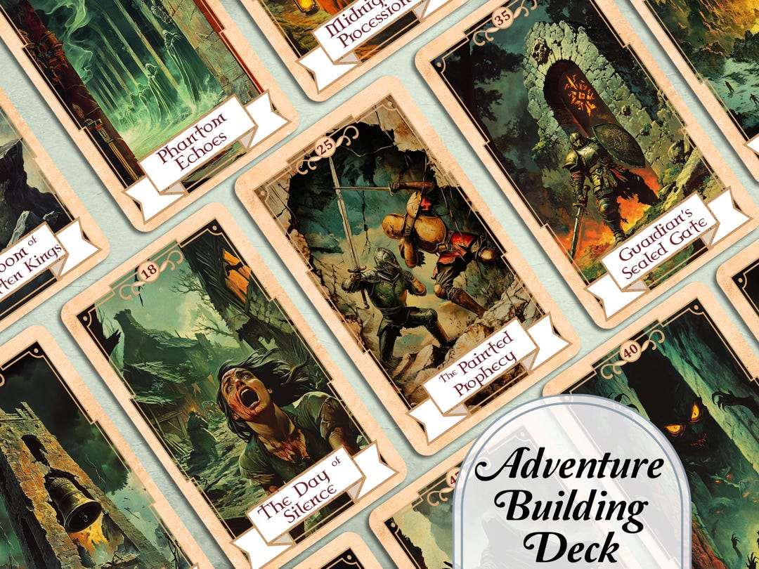 Seeds of Adventure - TTRPG Storytelling Deck | RPG Plot Hook Cards | GM ...