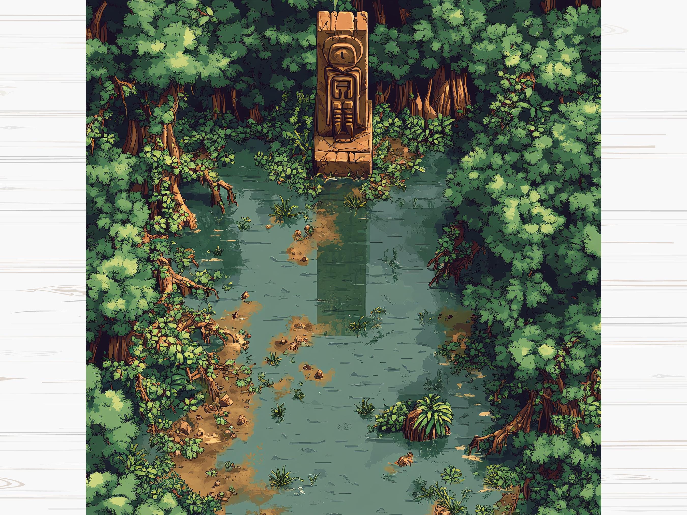 RPG Battlemap Pack - Cursed Swamp | 100+ Bog, Marsh, and Wetland Themed ...