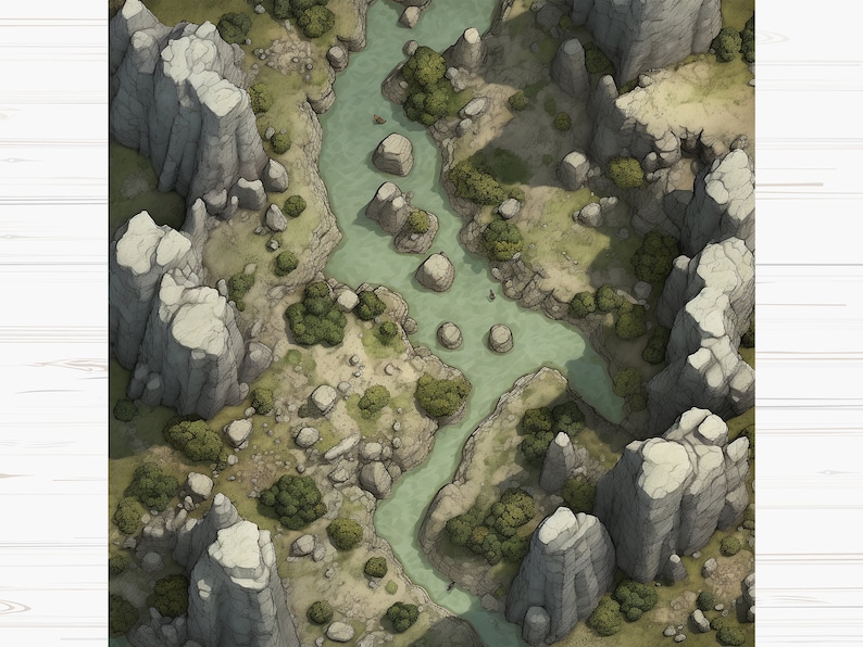 RPG Battlemap Pack - Mountain Pass | 50+ Maps for D&D, Pathfinder, and ...