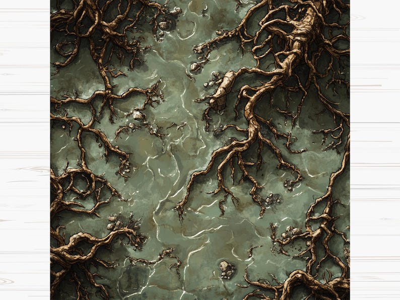 RPG Battlemap Pack - Cursed Swamp | 100+ Bog, Marsh, and Wetland Themed ...
