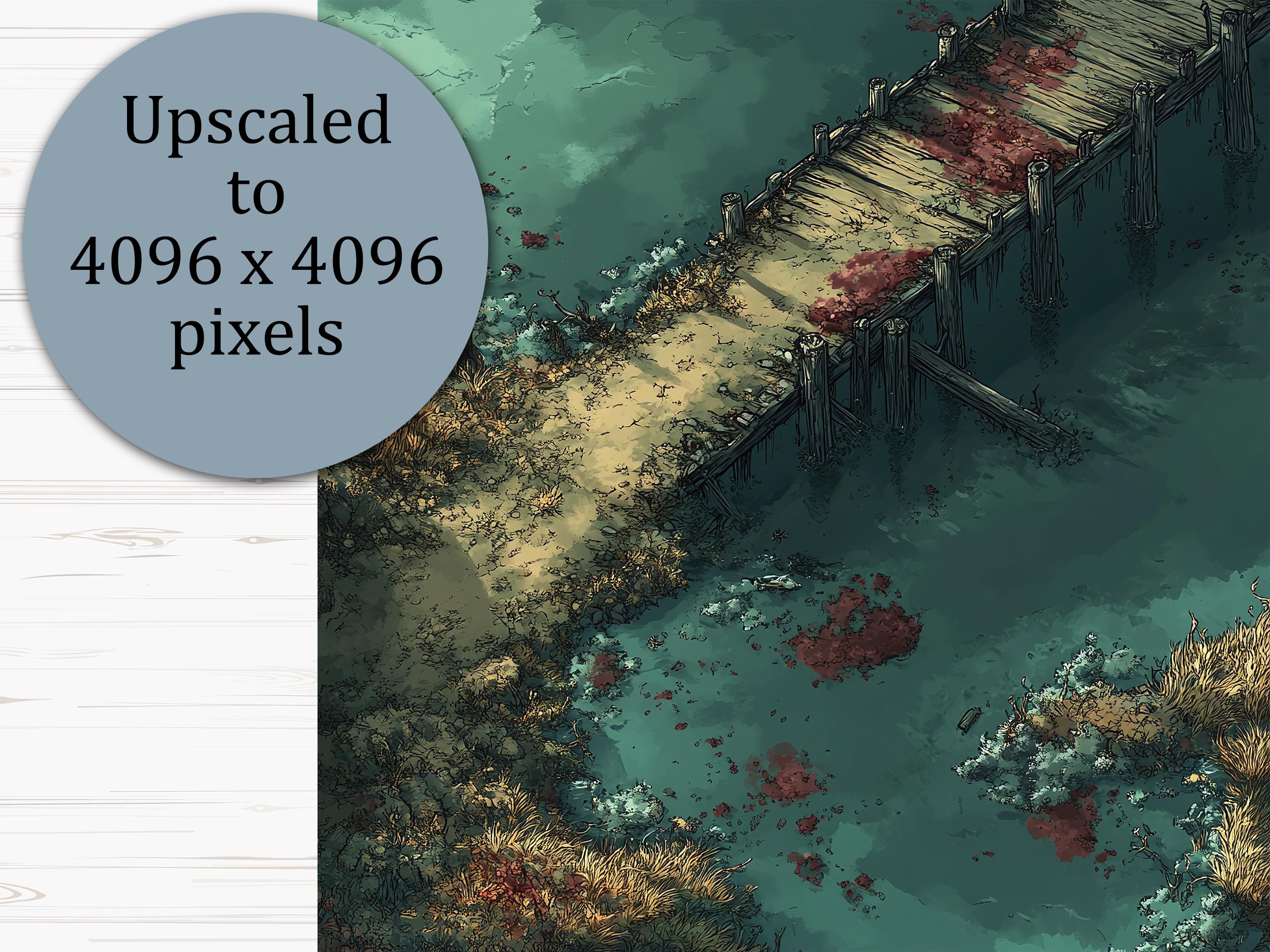 RPG Battlemap Pack - Cursed Swamp | 100+ Bog, Marsh, and Wetland Themed ...