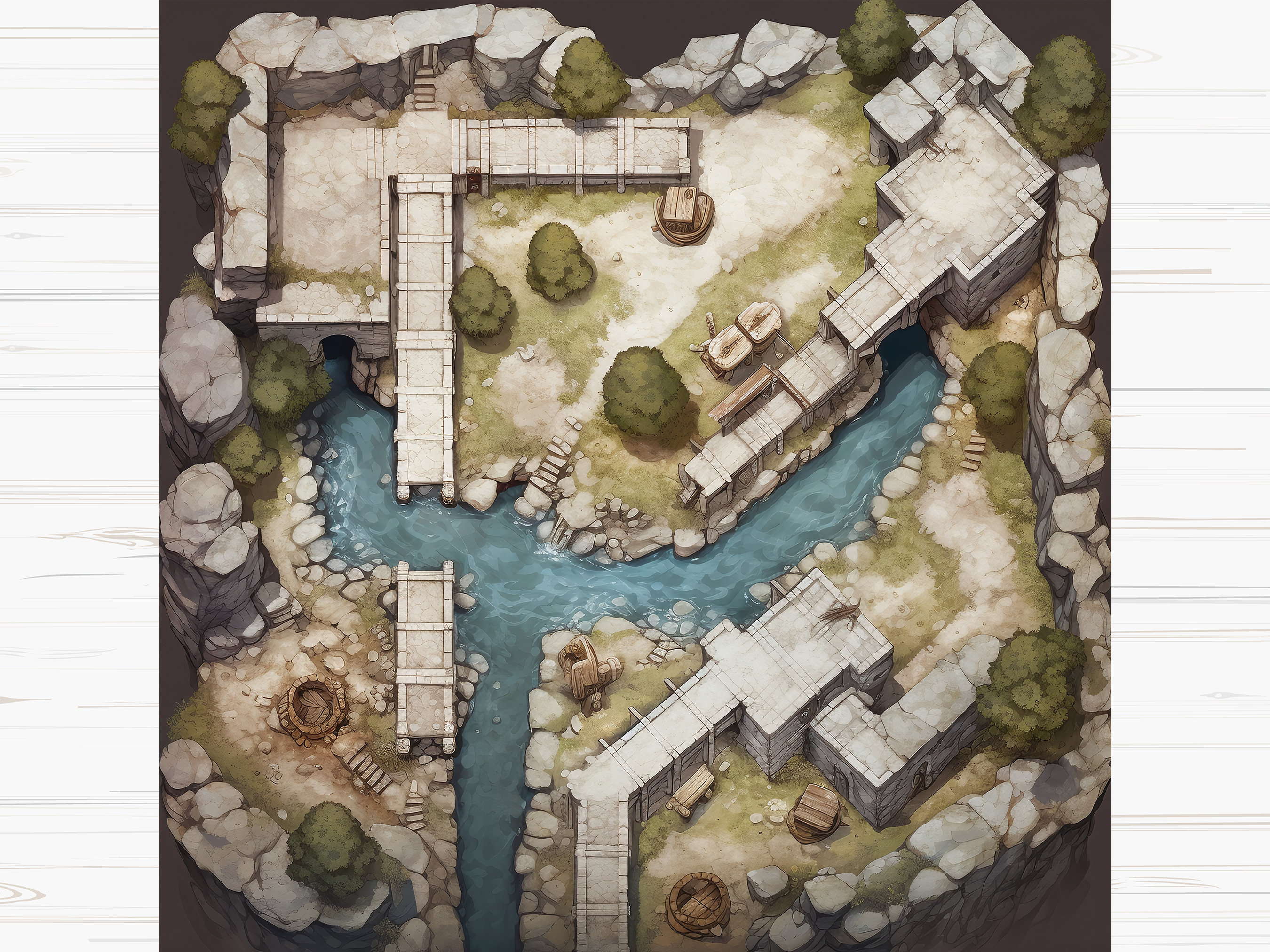 RPG Battlemap Pack - Mountain Pass | 50+ Maps for D&D, Pathfinder, and ...