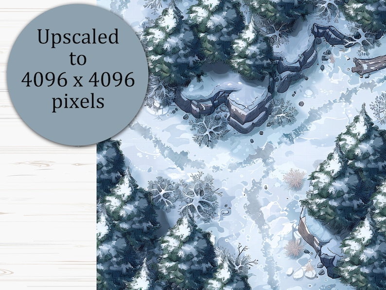 RPG Battlemap Pack Frozen Tundra 100 Maps for D&D, Pathfinder, and ...