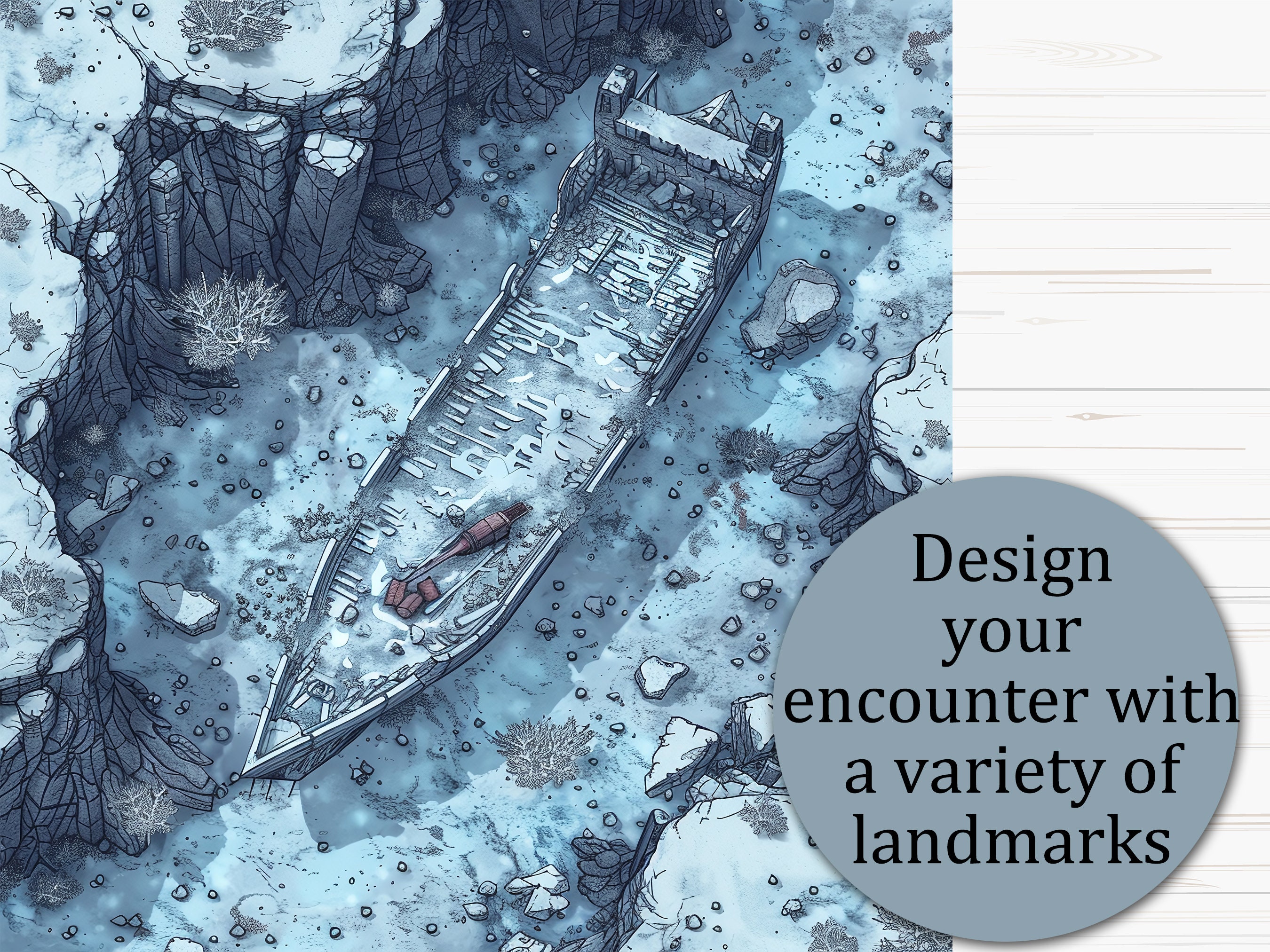 RPG Battlemap Pack - Frozen Tundra | 100+ Maps for D&D, Pathfinder, and ...