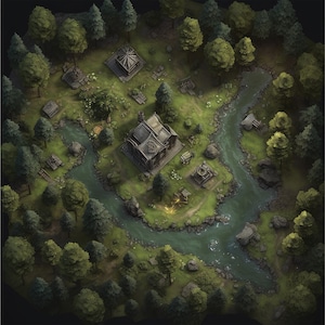 RPG Battlemap Pack - the Dark Forest | 100+ Maps for D&D, Pathfinder ...