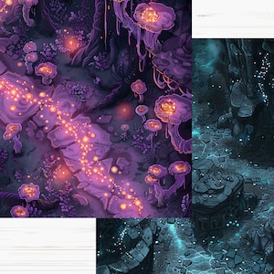 RPG Battlemap Pack - the Underdark | 50+ Maps for D&D, Pathfinder, and ...