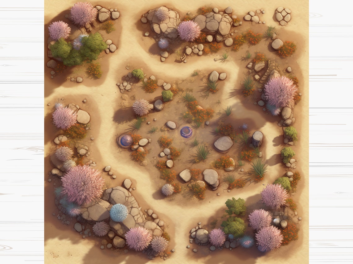 RPG Battlemap Pack Desert 100 Maps for D&D, Pathfinder, and Other ...