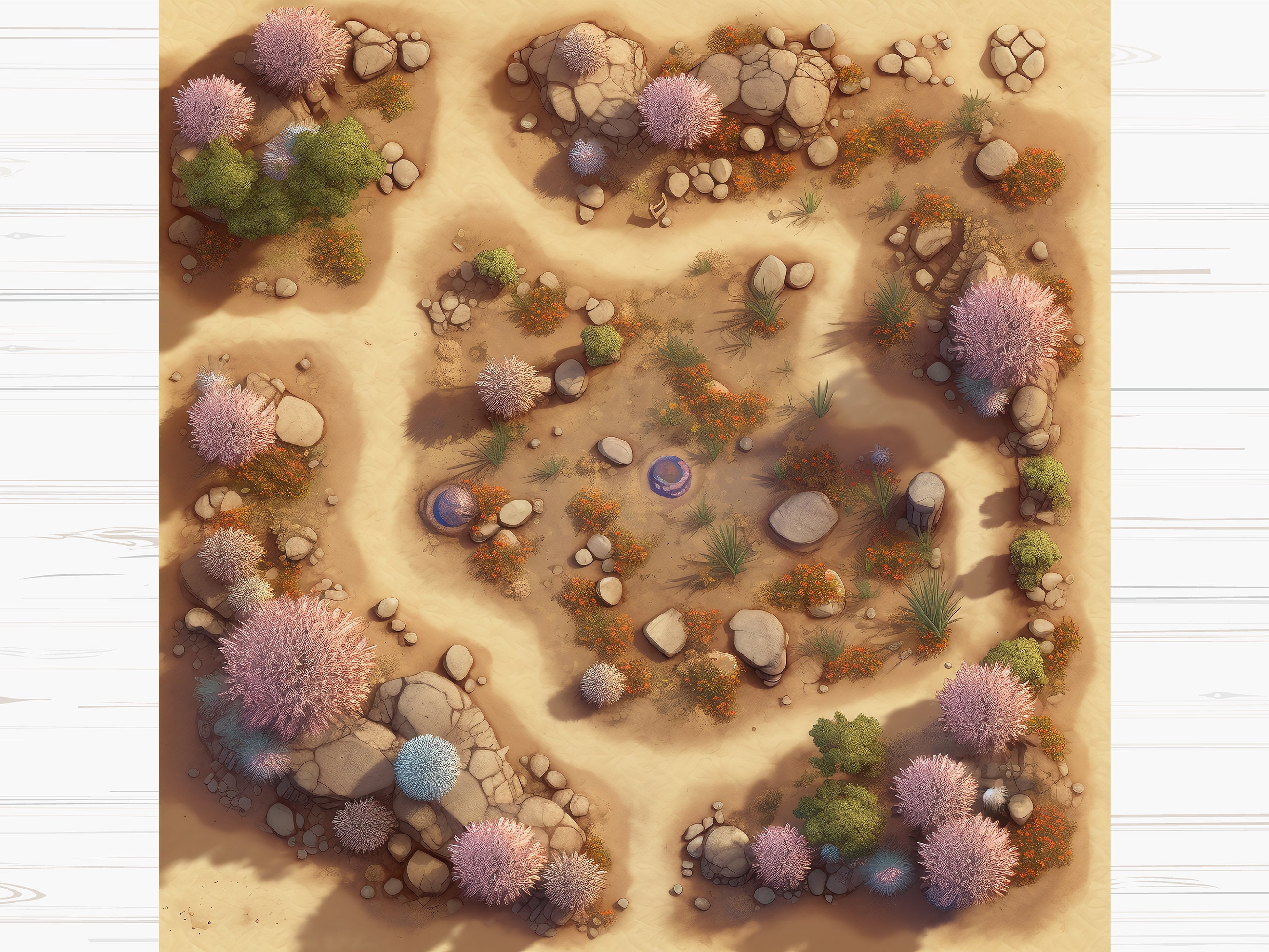 RPG Battlemap Pack Desert 100 Maps for D&D, Pathfinder, and Other ...