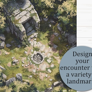 RPG Battlemap Pack - Grasslands | 100+ Maps for D&D, Pathfinder, and ...