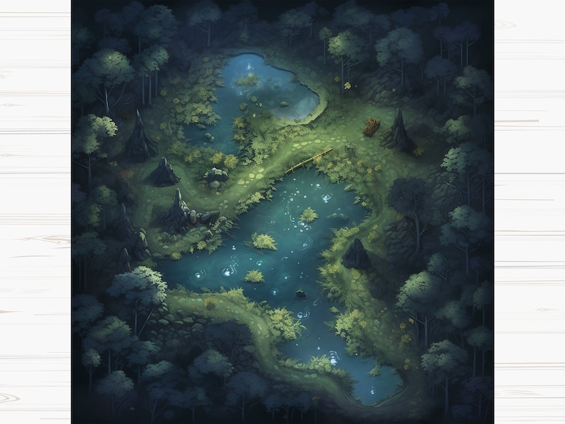 RPG Battlemap Pack - the Dark Forest | 100+ Maps for D&D, Pathfinder ...