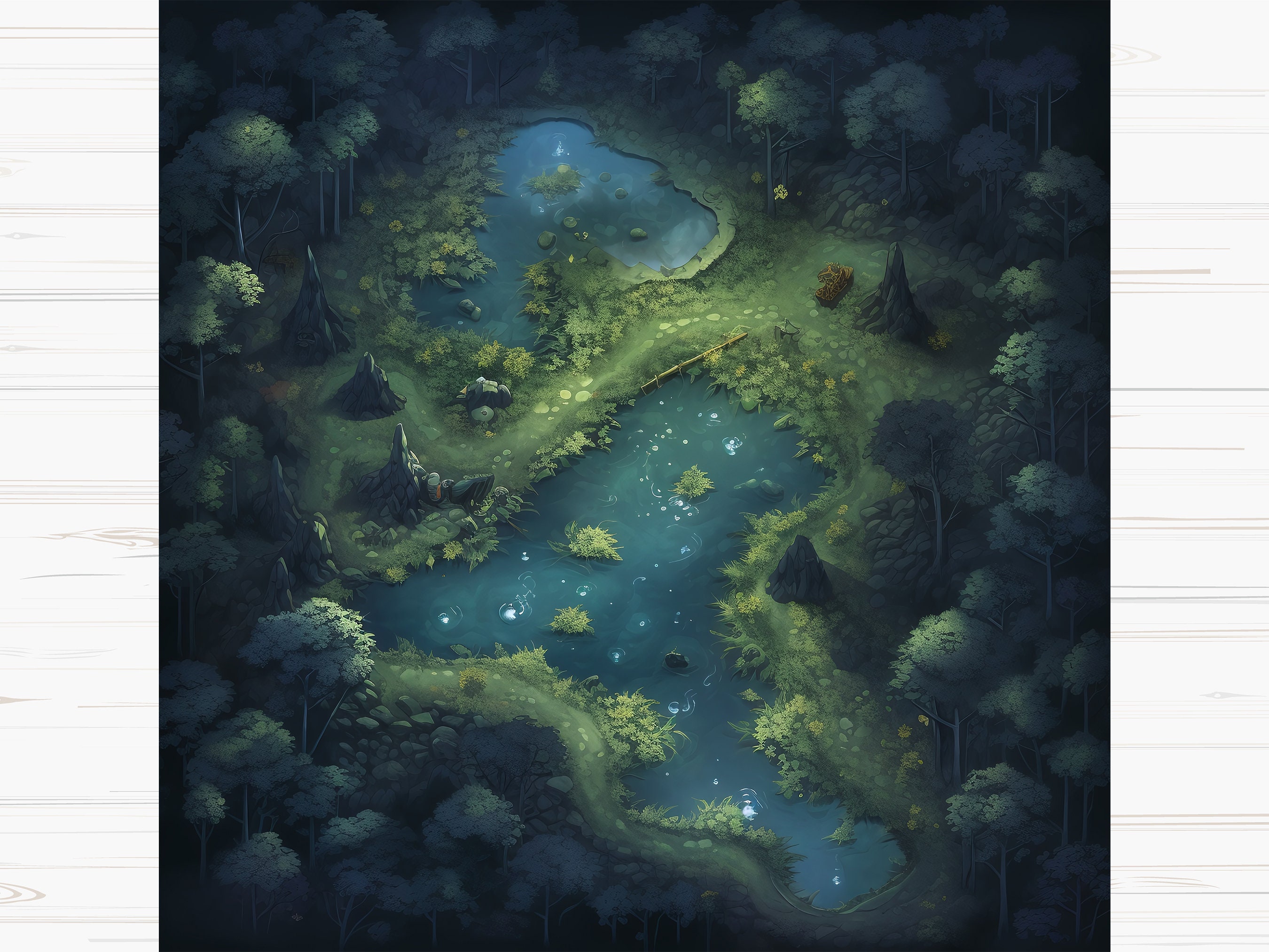 RPG Battlemap Pack - the Dark Forest | 100+ Maps for D&D, Pathfinder ...